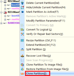 Create a cloned copy/backup of your data using DiskGenius - Silicon's blog